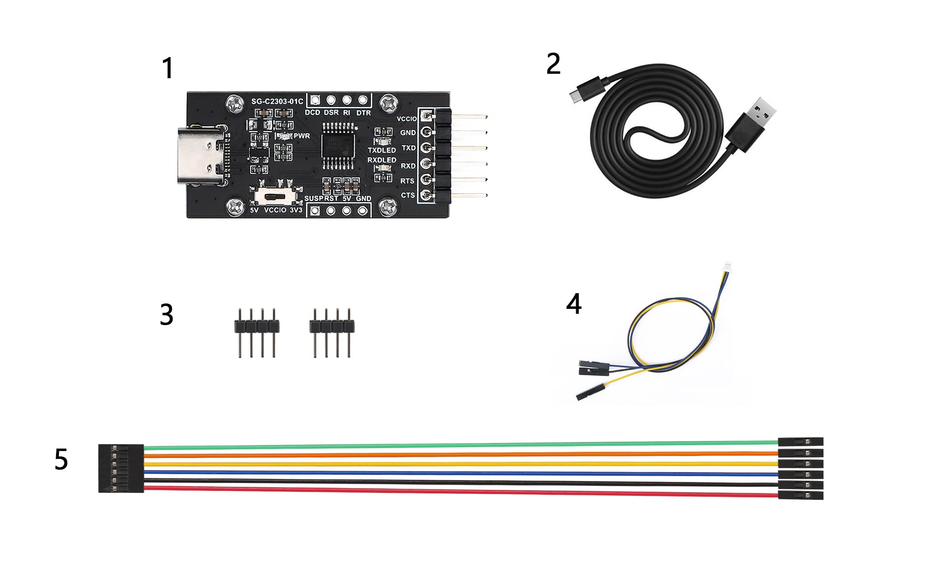 Mua USB to UART TTL Serial Converter Module with PL2303GS Chip, Type-C ...
