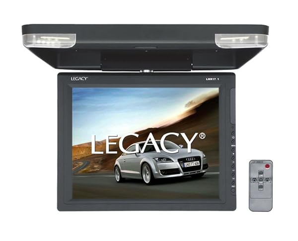 Legacy - 15'' Car Flip Down Display Monitor, Hi-Res Vehicle Roof Mount ...
