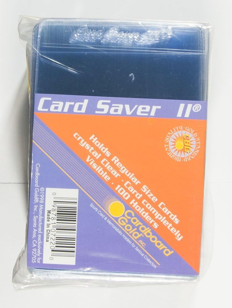 Cardboard Gold Card Saver 2 Semi-Rigid Card Holders, 100 Count by ...