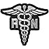 Amazon.com: Registered Nurse Medical Symbol Blue Patch, Medical Patches ...
