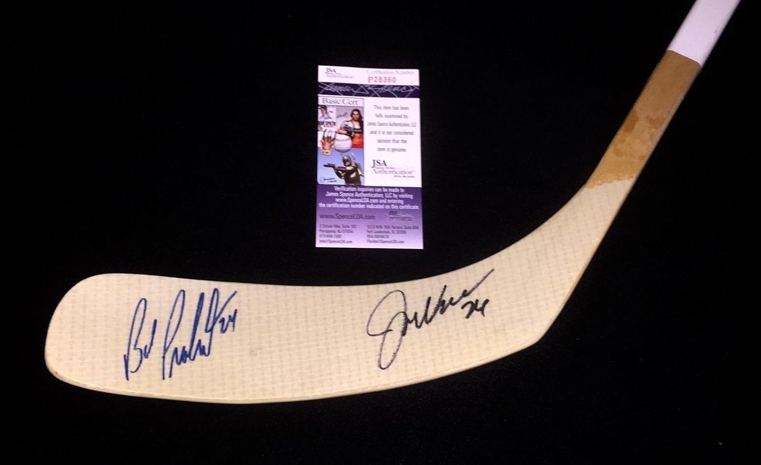 Bob Probert & Joe Kocur Bruise Brothers Signed Detroit Red Wings Stick ...