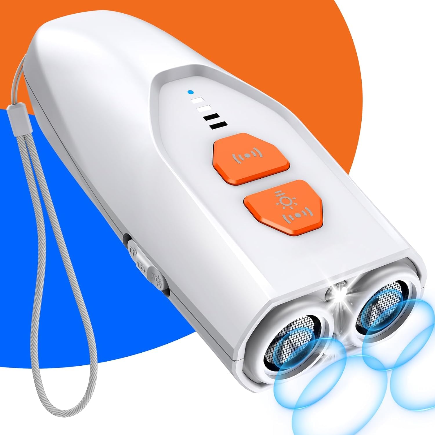 Tumsug Ultrasonic Dog Bark Deterrent, Dual Bark Silencer Dog Bark ...