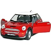 Amazon.com: KiNSMART Mini Cooper S 5inch 1:28Scale Die Cast Metal Model ...
