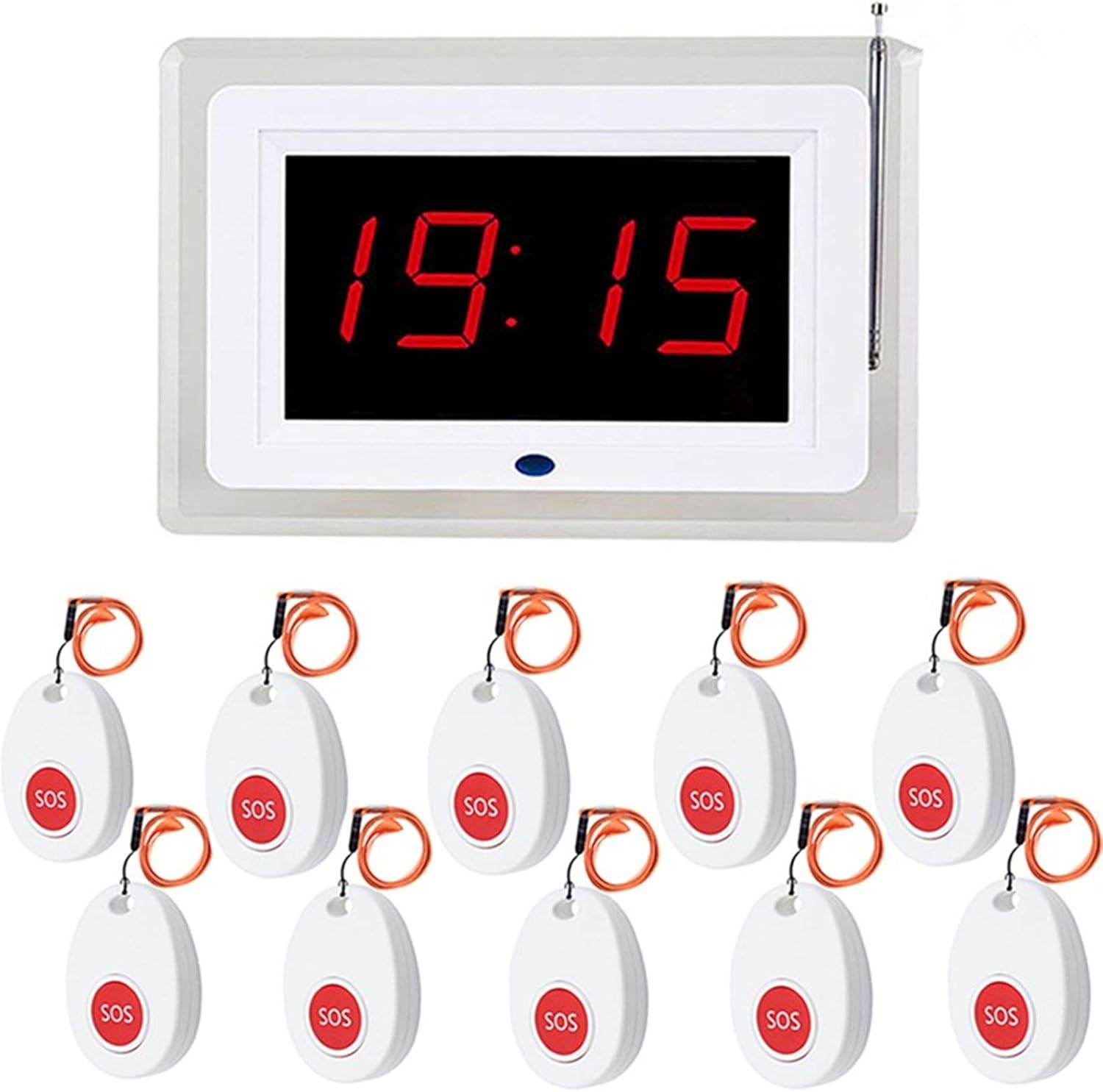 Wireless Calling System/Restaurant Buzzer Pager System/Elderly Alarm ...