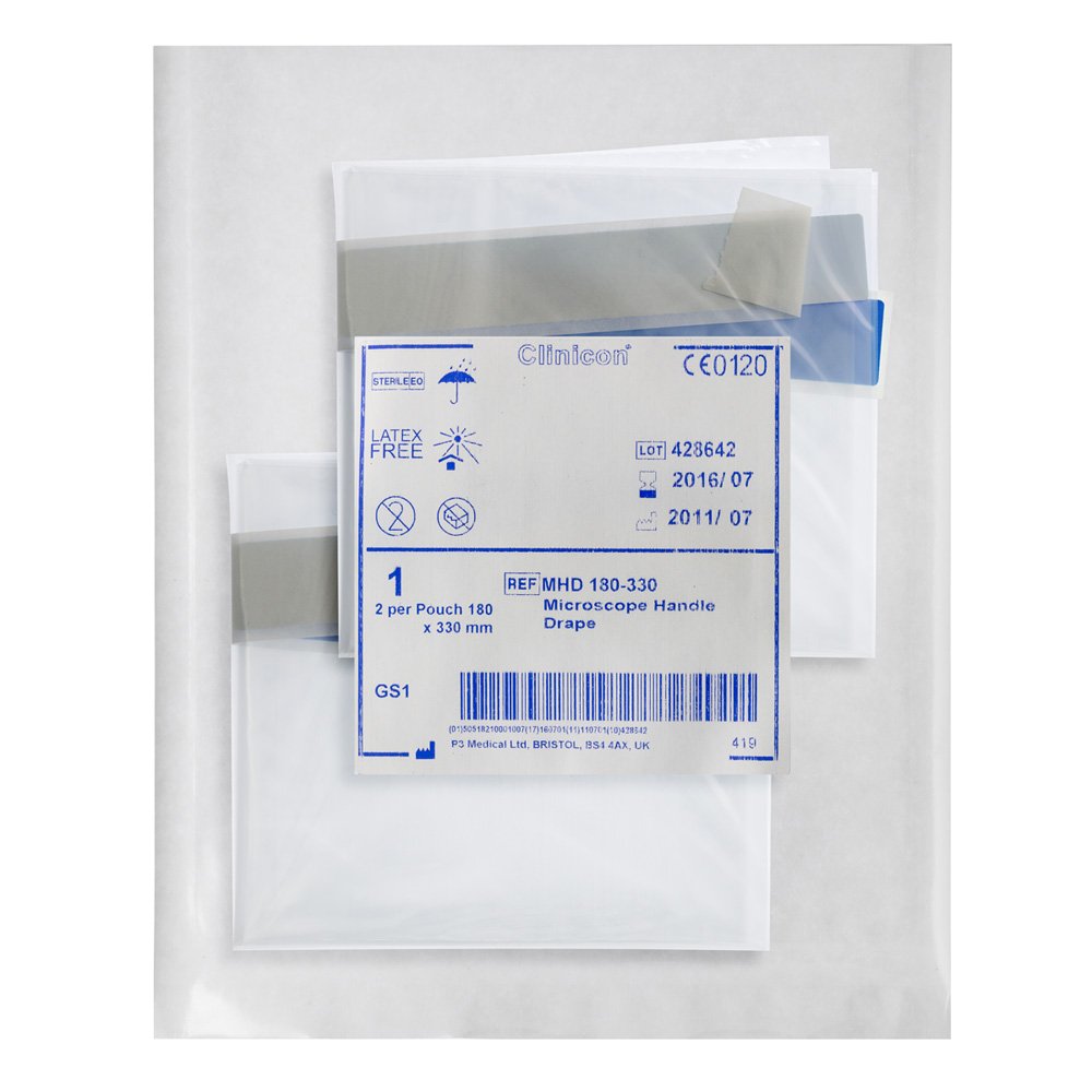 P3 MHD 180-330 Medical Microscope Handle Drape, Sterile EO, 2 Per Pouch ...