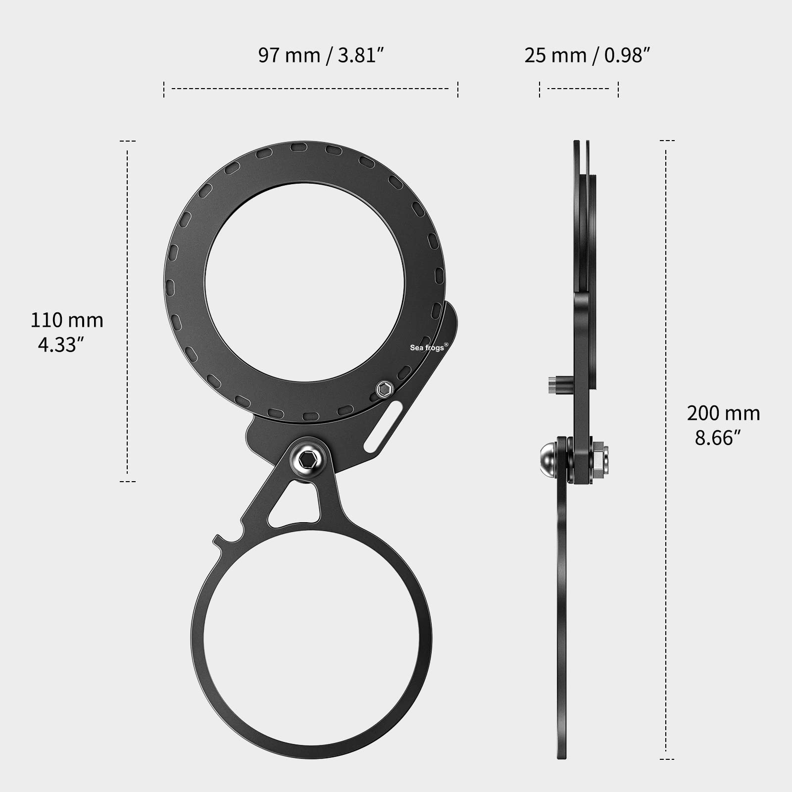 Mua Seafrogs Lens Mount Adapter, M67 to M67 Swing Mount, Suitable for ...