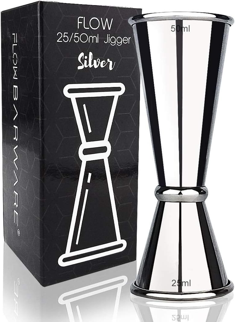 Japanese Jigger Spirit Measures 25ml 50ml Double Cocktail Jigger Shot ...