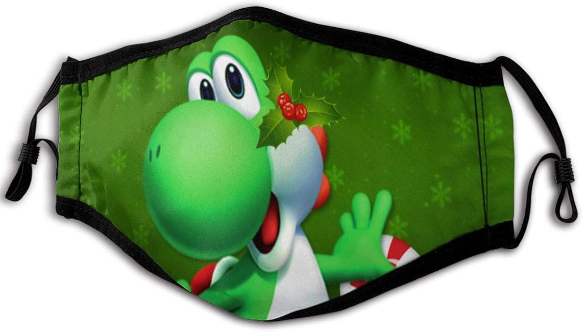 Aosepangpi Masks 3D Print Yoshi Cartoon Adjustable Reusable Washable ...