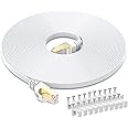 Amazon.com: BUSOHE Cat 8 Ethernet Cable 20 FT, 40Gbps 2000Mhz High ...
