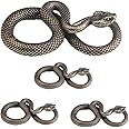 Amazon.com: Juroicessry 4Pcs Snake Figurine Decor High Simulation ...