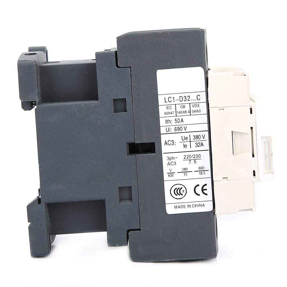 32A LC1-D New Contactor,50/60Hz 3 Poles Coil AC Contactor 220V 25A/32A ...