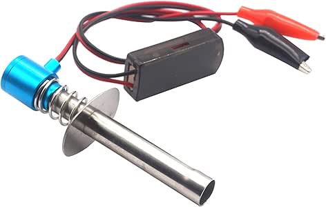 Amazon.com: ShareGoo RC Glow Plug Starter Igniter Ignitor Upgraded 6V ...