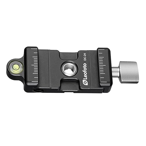 Leofoto DC-24 24mm Mini Clamp, Arca/RRS Compatible, 1/4" / 3/8 ...