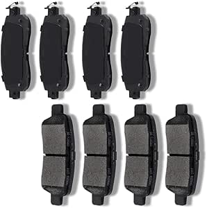 Amazon.com: Ceramic Discs Brake Pads Kits,SCITOO 8pcs Disc Brakes Pads Set for 2013 2014 2015 ...