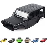 Amazon.com: KYX Racing Jeep Hard Body w/Convertible Top for 1/10 RC Crawler SCX10 II 313mm ...