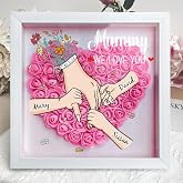 Amazon.com: Family Love Blooms Forever – Personalised Mum & Grandma ...