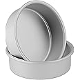Amazon.com: Wilton Small and Tall Aluminum 2 x 6-inch Layer Cake Pan ...