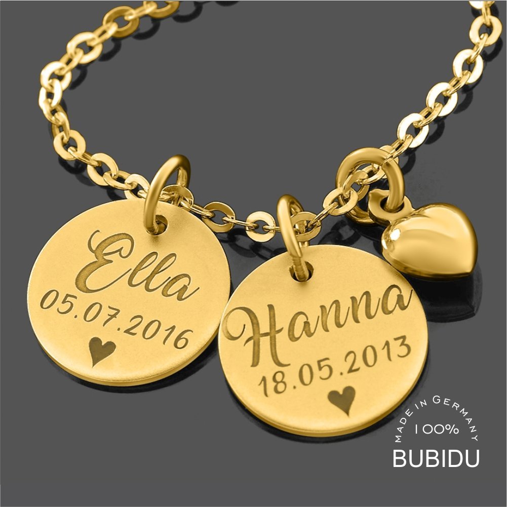 Kette Mit Kindernamen Gold