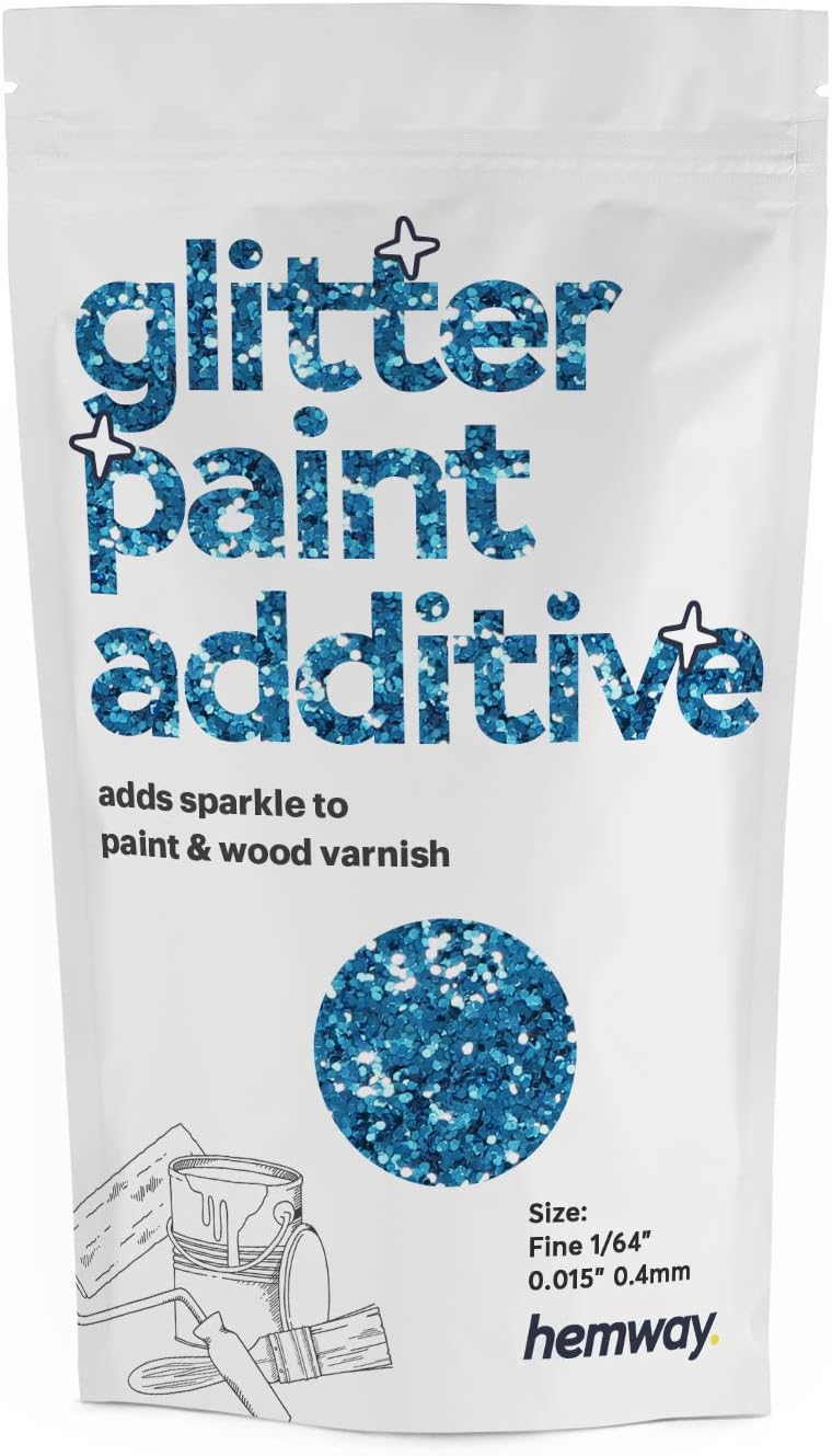 Hemway Glitter Paint Additive 100g / 3.5oz Crystals for Acrylic ...
