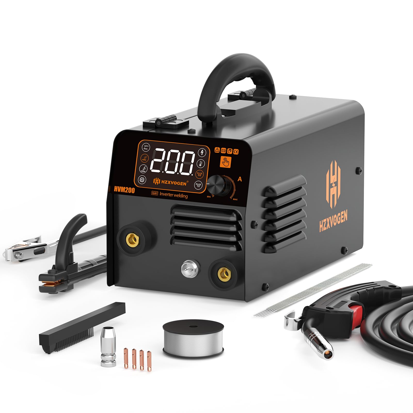 Mua HZXVOGEN 200A MIG Welder 110V Flux Core Welder 3 in 1 Gasless MIG ...