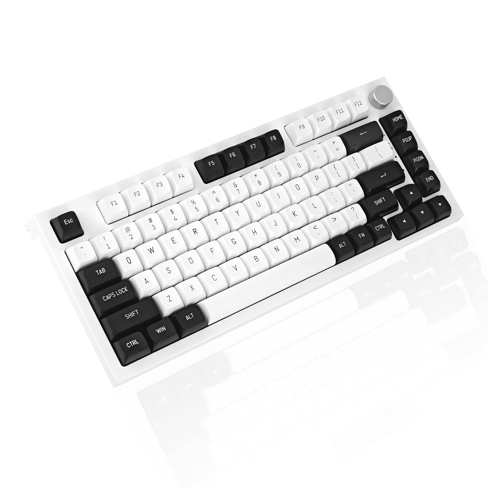 Mua 150 Keys Minimalist Black and White Keycaps Set, ABS Material CSA ...