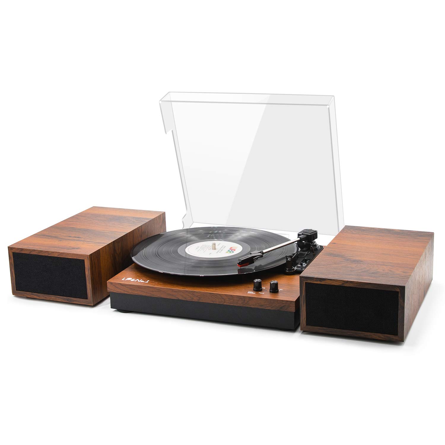 Mua LP&No.1 Vinyl Record Player with Stereo External Speakers, 3-Speed ...