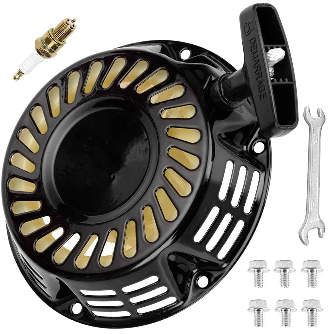 Fvrito Pull Recoil Start Spark Plug For 196cc 5.5hp 6.5hp Coleman ...