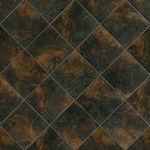 Marazzi UE24 Imperial Slate Tile, 12" x 12, Black - Ceramic Tiles ...