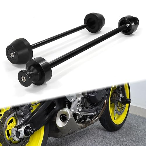xitomer Rear & front Axle Sliders Fit for MT-07 FZ 07 2014-2024 MT 07 ...