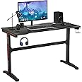 Amazon.com: PayLessHere 47 Inch Computer Desk Gaming Desk T-Shape ...