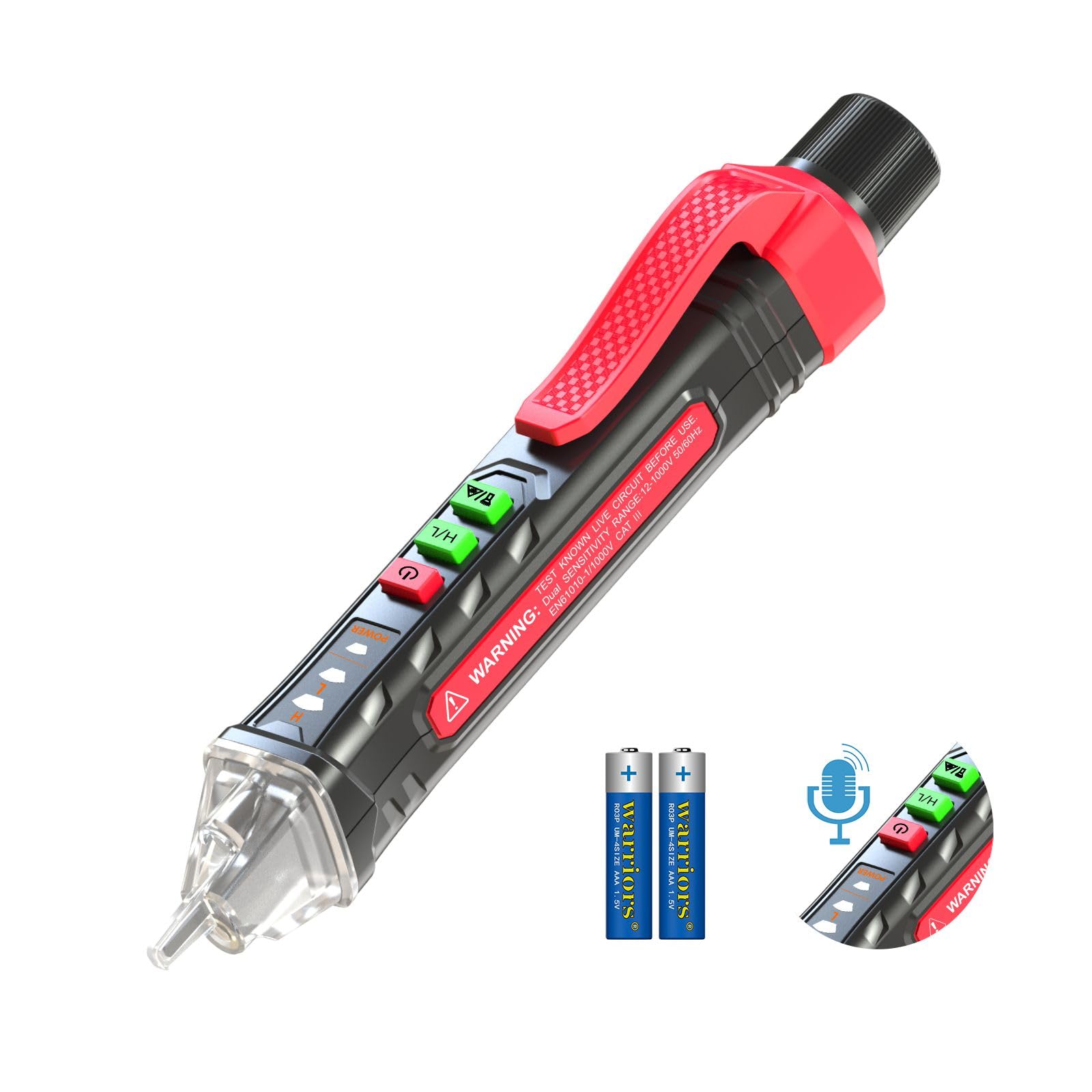 Mua 𝟐𝟎𝟐𝟒 𝐍𝐄𝐖 NJTY Voice Broadcast Voltage Tester,Non Contact Voltage ...