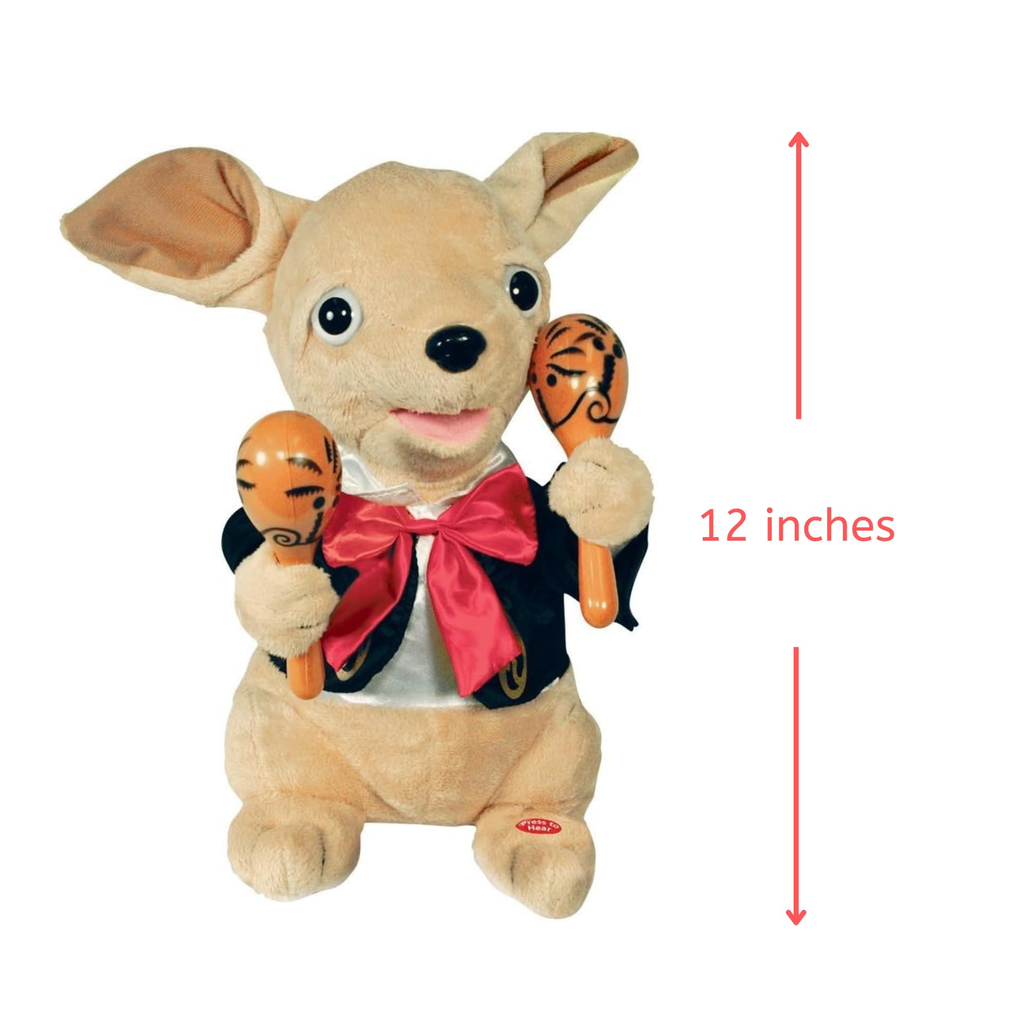 Mua Cuddle Barn Chuey Bamba 12" Singing Chihuahua Animated Plush Toy ...