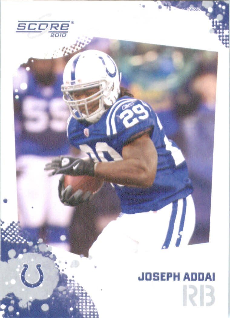Joseph Addai - Indianapolis Colts - 2010 Score Football Card at Amazon ...