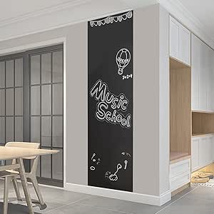 Amazon.com: Chalkboard Wall Sticker Blackboard Decor PVC Self Adhesive ...