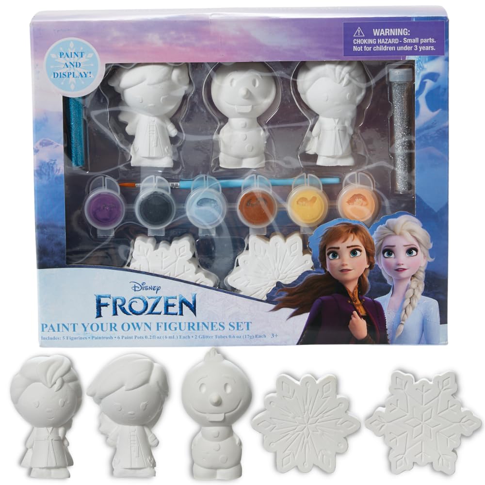 Innovative Designs Disney Frozen DIY Paint Your Own Figurines Arts and ...