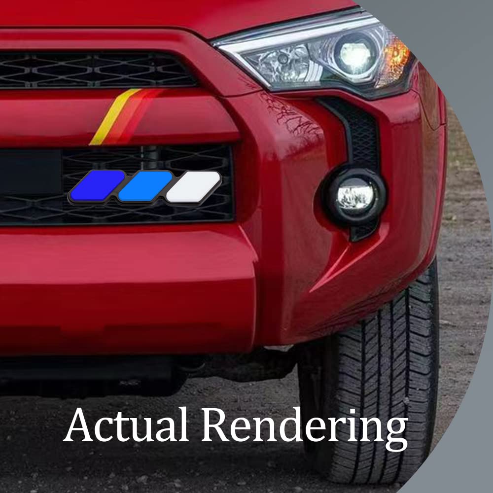 TRD Grille Decor Badge, Tri-Color Grille Badge Emblem Decoration ...