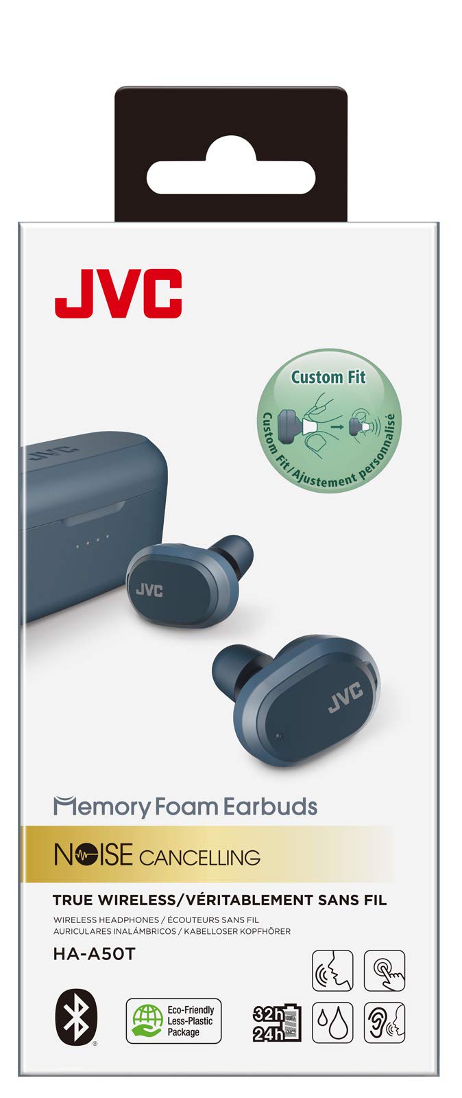 Mua JVC HA-A50T-A Fully Wireless Earphones, Noise Cancelling, Up to 32 Hours of Playtime ...