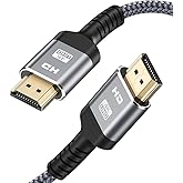 Amazon.com: Highwings 8K 10K 4K HDMI Cable 48Gbps 6.6FT/2M, Certified Ultra High Speed HDMI ...
