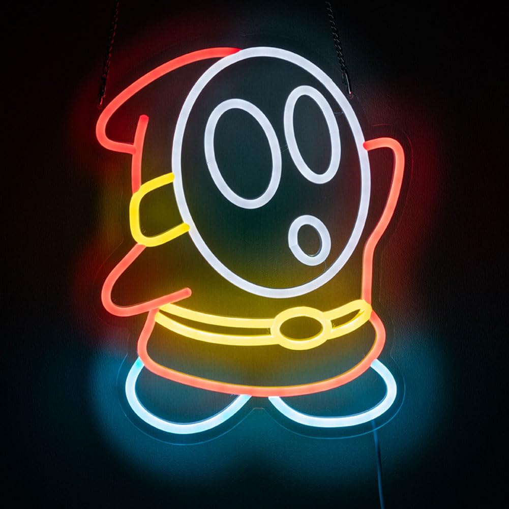 Shy Guy Neon Sign?Led Lights Signs for Wall Decor, Adjustable ...