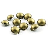 Amazon.com: ZYAMY 10pcs Bronze Mushroom Domed Buttons Antique Brass ...