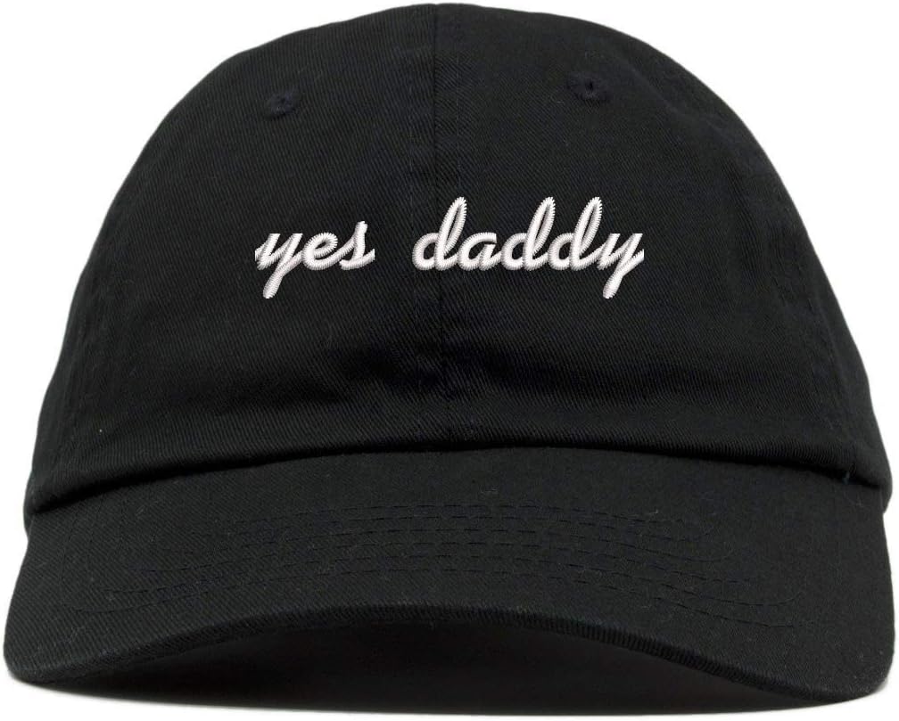 TOP LEVEL APPAREL Yes Daddy Embroidered Low Profile Deluxe Cotton Cap ...