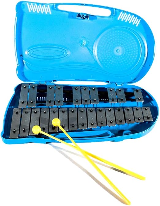 Metallofono Cromatico ffalstaff 25 Piastre (Valigetta Blu): Amazon.it ...