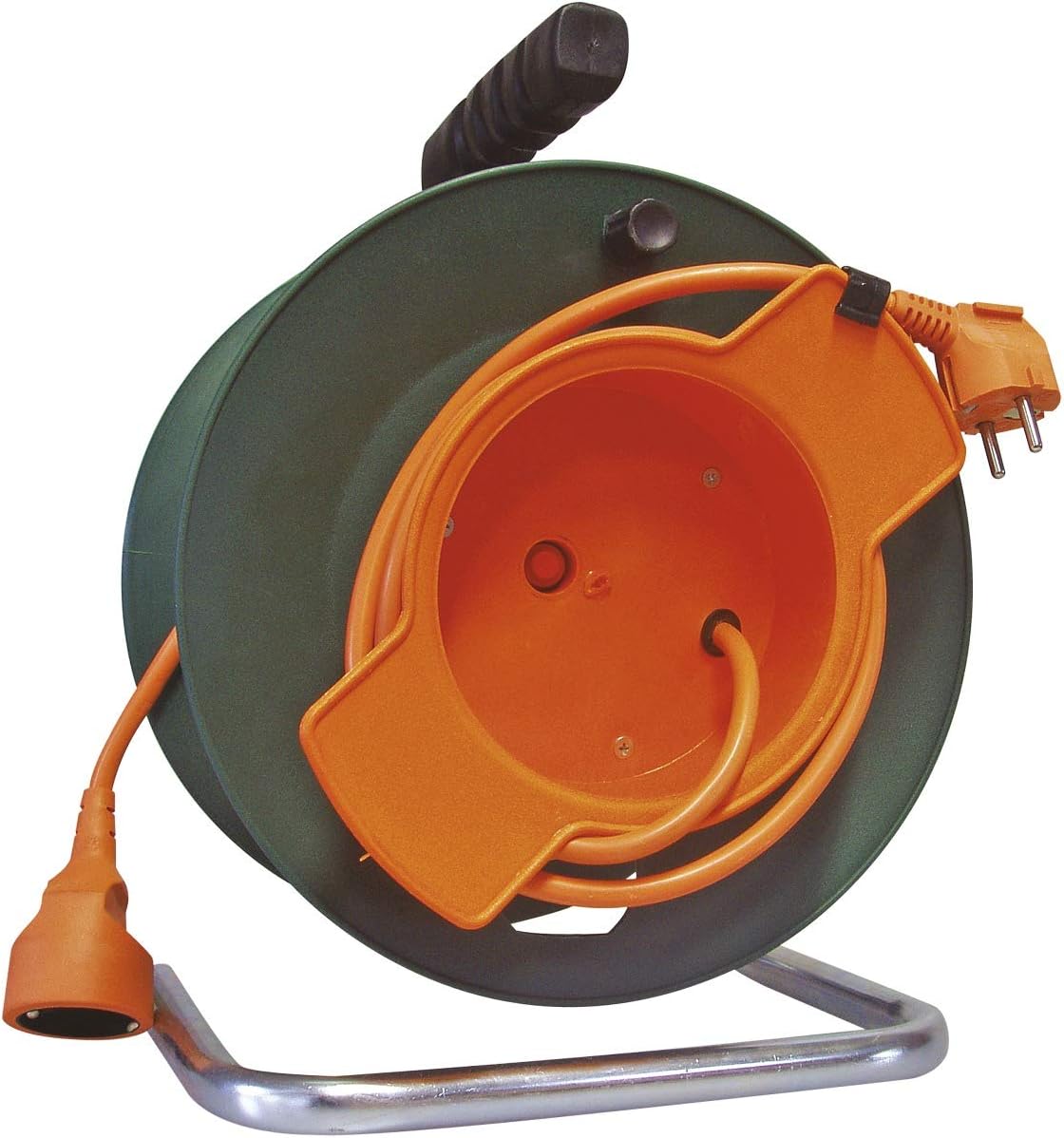 EMOS Garden Cable Reel 50 m Schuko Extension Cable on Drum with ...