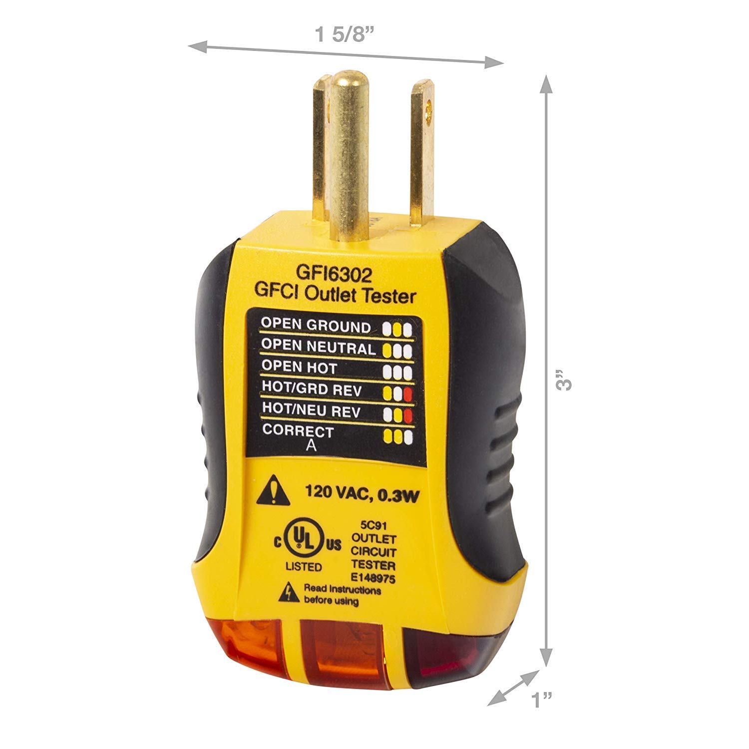 Mua Sperry Instruments GFI6302 GFCI Outlet / Receptacle Tester ...