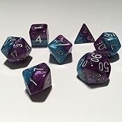 Amazon.com: "Psionic Combat" Halfsies Dice - 7 die polyhedral rpg ...