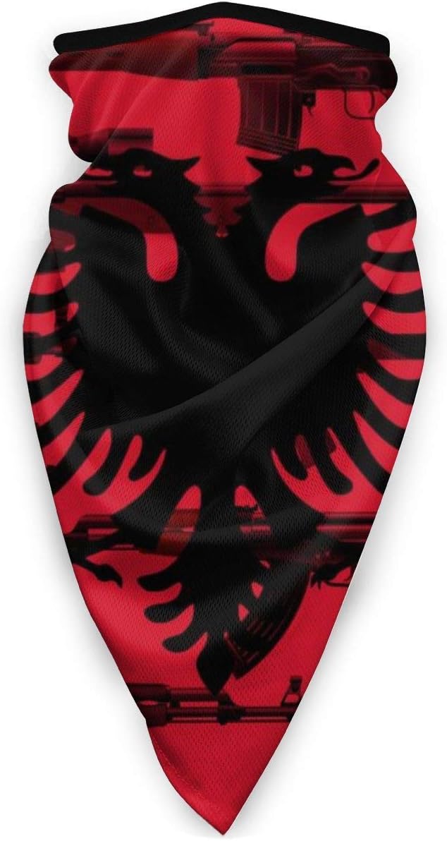 Europe Albanian Flag Outdoor Face Mouth Mask Windproof Sports Mask Ski ...