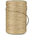 Amazon.com: Natural Jute Twine 4mm 164ft String Rope for Crafts ...