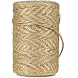 Amazon.com: Natural Jute Twine 2mm 984ft String Rope for Crafts ...