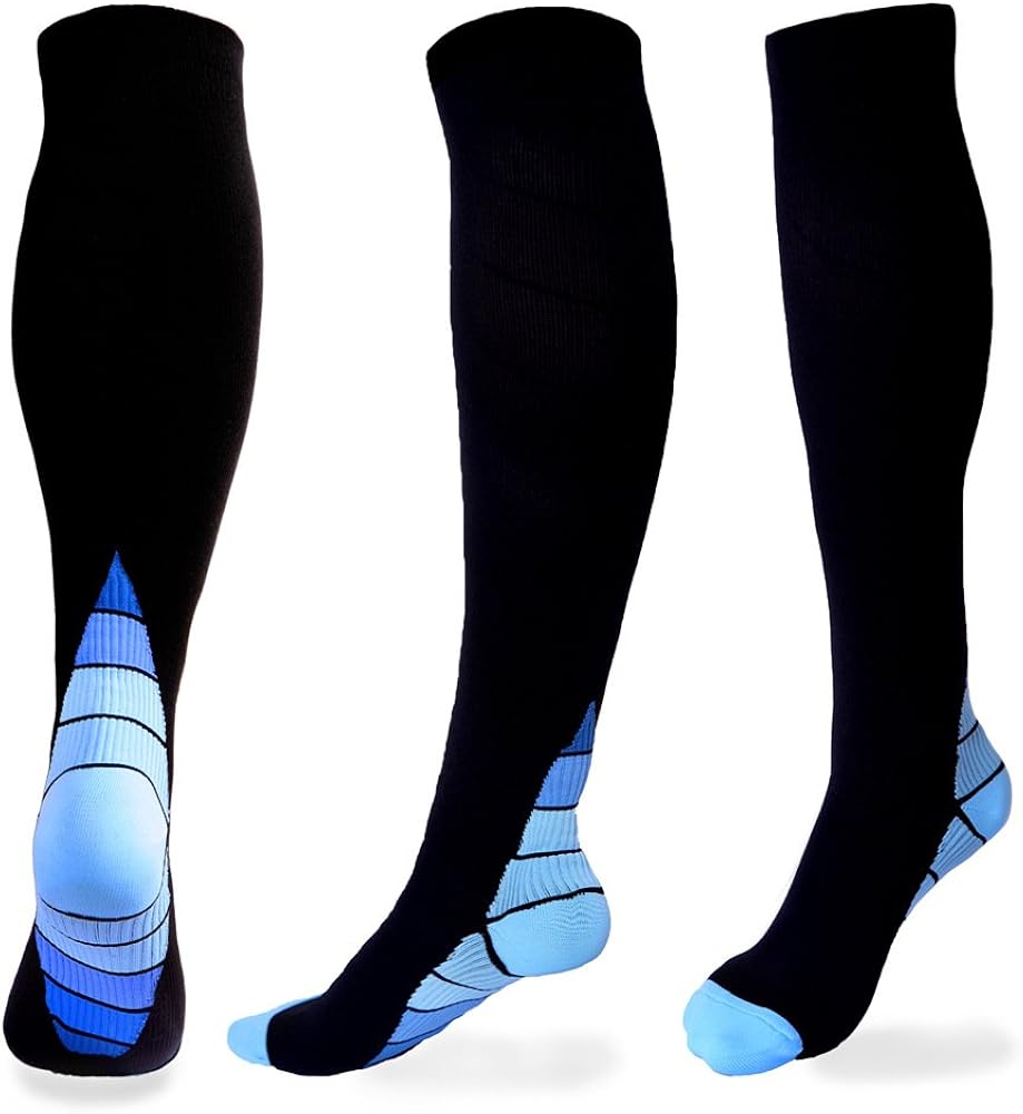 Calves Kelson (1/2pairs) Compression Socks for Men&Women (20-30 mmhg ...