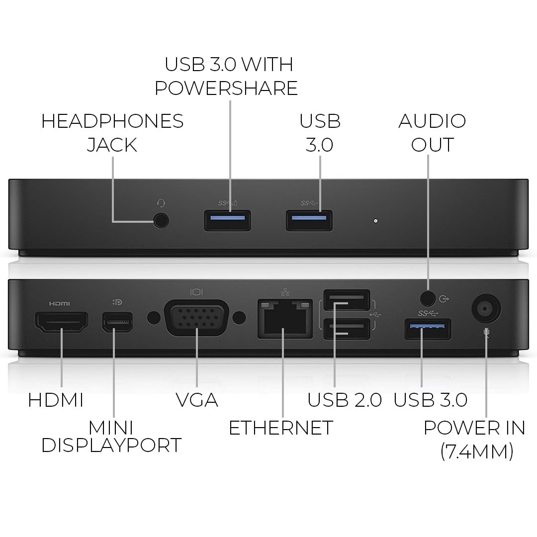 Mua Crossery Dell WD15 USB-C Docking Station Bundle with Dual Monitor ...